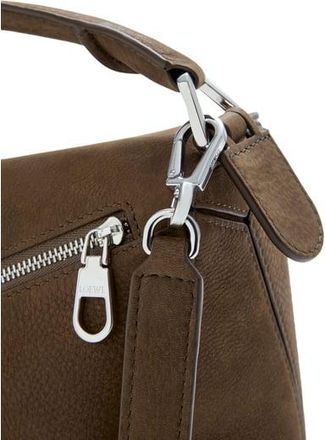 Loewe Petit sac Featherlight Puzzle en nubuck grain&eacute;