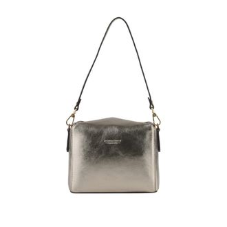 Pourchet Femme, Sacs, Gris, Taille: ONE Size Cassetta Metallic