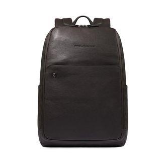 Piquadro Personalizable laptop backpack 14 - Homme - Sacs - Brun - Taille: ONE Size