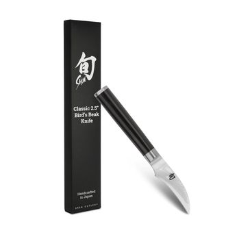 Shun KAI Shun Classic japanisches Sch&auml;lmesser 6,5 cm Klingenl&auml;nge - Damastmesser 32 Lagen VG MAX Kern - 61 (&plusmn;1) HRC - Pakkaholzgriff - Made in Japan - Tour