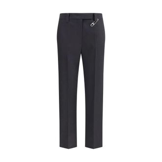 Prada Wollhose mit Sicherheitsnadel - - Trousers - Damen - Schwarzk - L