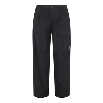 C.P. Company C.p. Company, Homme, Pantalons, Noir, Taille: XL Micro-Reps Boxy Cargo Lens Pants