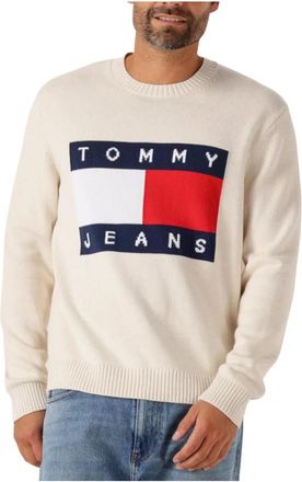 Tommy Jeans Herren, Strickwaren, Beige, MGröße