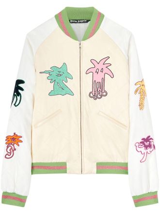 Palm Angels veste bomber Palmity matelass&eacute;e - Tons neutres