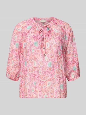 Milano Regular Fit Bluse mit 3/4-Arm