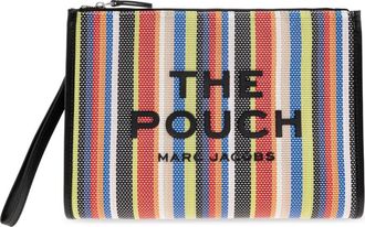 Marc Jacobs Femme, Sacs, Multicolore, Taille: ONE Size Stripe Mesh Large Pouch
