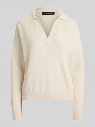 Lauren Ralph Lauren Relaxed Fit Pullover aus Baumwoll-Mix mit Polokragen