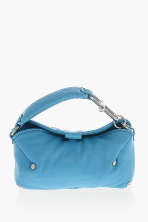 Off-white Leather Top-Handle Bag SAN DIEGO With Studs Off-White