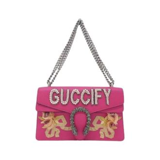 Gucci Sac bandouli&egrave;re vintage doccasion - Femme - Pre-owned - Rose - Taille: ONE Size