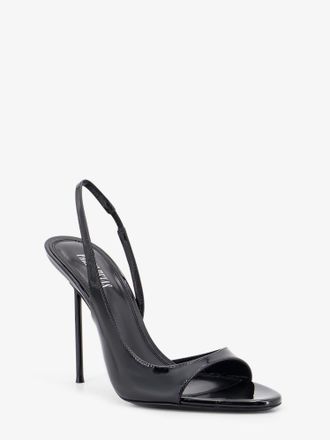 PARIS TEXAS Womens Sandals Lidia Patent Leather Black