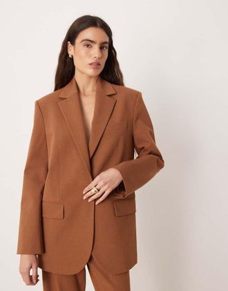 Mango Milano - Blazer densemble habill&eacute; - Caramel-Neutre