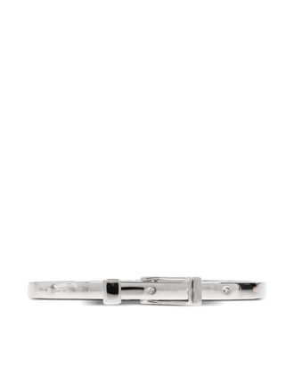 Saint Laurent Armband mit Dornschnalle - Silber