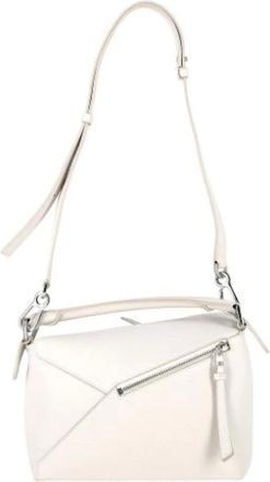 Loewe Sac bandouli&egrave;re Pre-owned Puzzle Small - Femme - Pre-owned - Blanc - Taille: ONE Size