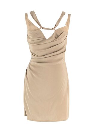 Jacquemus Khaki La Robe Soffio Mini Dress Size S