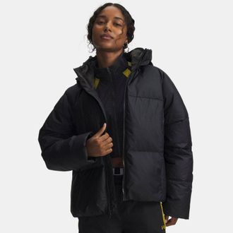 Under Armour Limitless Steppjacke f&uuml;r Damen Schwarz / Schwarz XS