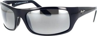 Maui Jim unisex, Accessoires, Noir, Taille: 65 MM Peahi 202-02 Lunettes de soleil