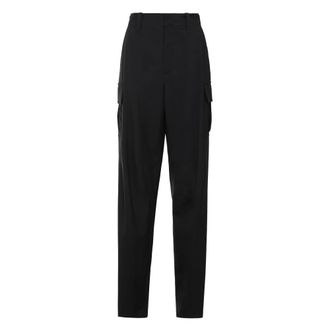 Bottega Veneta Feine Cargo-Hose aus Wolle - - Trousers - Damen - Blau - 2XS