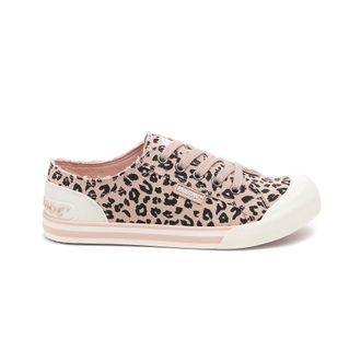 Rocket Dog Jazzin Leon Leopard Damen Freizeitschuh Hellrosa