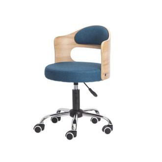 Generic B&uuml;rostuhl, Breite Sitzfl&auml;che, Armlose, H&ouml;henverstellbare Computerst&uuml;hle, Geeignet for Das Heimb&uuml;ro, Kann 75 Kg Tragen(Color4)