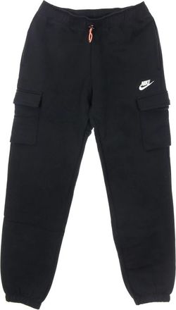 Nike Fleece Cargo Hose Schwarz/Wei&szlig; - - Sport - Damen - Schwarzk - L