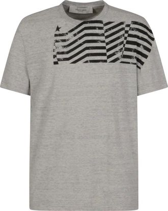 Golden Goose Homme, Tops, Gris, Taille: L Journey Regular T-Shirt