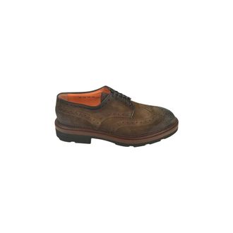 Santoni Herren, Schuhe, Braun, 44 EUGr&ouml;&szlig;e
