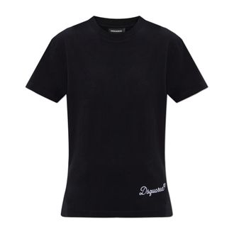 Dsquared2 T-Shirt mit Logo - - Tops - Damen - Schwarzk - M