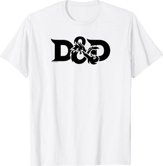 Dungeons & Dragons DnD Official Black Logo T-Shirt