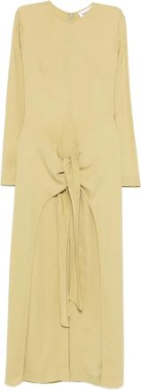 Tove long-sleeve maxi dress - Nude