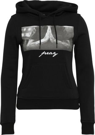 Mister Tee Damen Kapuzenpullover Ladies Pray Hoody, Farbe black, Gr&ouml;&szlig;e XL