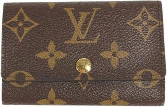 Louis Vuitton unisex, Pre-owned, Brun, Taille: ONE Size Porte-cl&eacute;s en toile Pre-owned