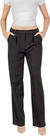 Only Only, Femme, Pantalons, Noir, Taille: 40 FR L32 Pantalon avec poches zipp&eacute;es et boutonn&eacute;es sur le devant