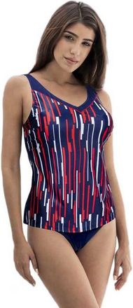 Fashy Damen Womens Tankini Badeanzug, Maritim, 44 / D EU