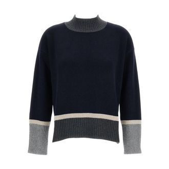 Lorena Antoniazzi Rollkragenpullover - - Knitwear - Damen - Blau - 2XS