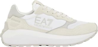 Emporio Armani Homme, Chaussures, Blanc, Taille: 42 1/2 EU Wader Baskets