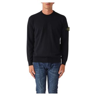 Stone Island Homme, Pulls, Bleu, Taille: S Pull ras du cou
