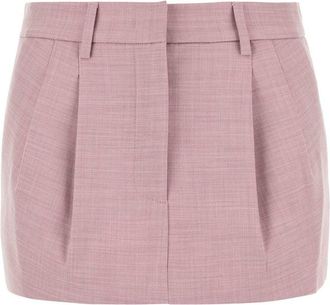 Andamane Minirock mit Falten - Rosa