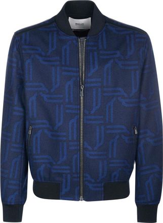 Bally Bomberjacke - - Jackets - Herren - Blau - M