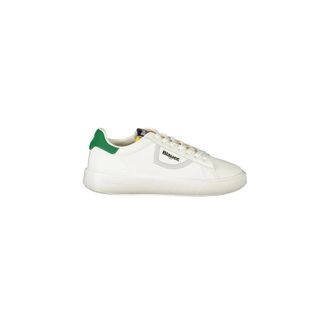 Blauer Streetstyle-Sneakers mit kontrastierenden Akzenten - - Shoes - Herren - Wei&szlig; - 45 EU