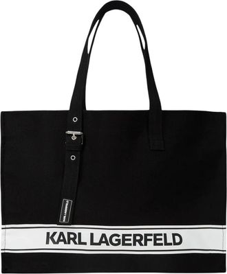 Karl Lagerfeld Femme, Sacs, Noir, Taille: ONE Size K/Essential Beach Bag