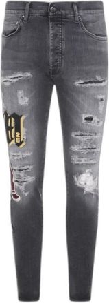 Amiri Varsity Patch Skinny Jeans - - Jeans - Herren - Schwarzk - W31