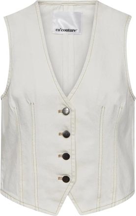 Co'Couture Femme, Vestes, Beige, Taille: 40 FR Bernettacc Vesten