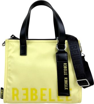 Rebelle Femme, Sacs, Jaune, Taille: ONE Size Poppy Nylon Tote