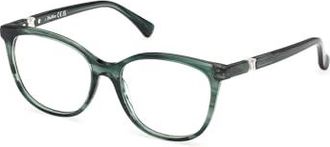 Max Mara MM5238 098 Green Horn 52/16/140 Lunettes pour femme