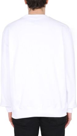 Opening Ceremony Crew Neck Cotton Sweatshirt - White