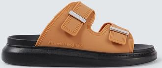 Alexander McQueen Mules Hybrid en caoutchouc