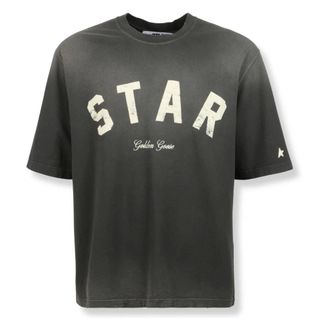 Golden Goose Homme, Tops, Noir, Taille: XL T-Shirt