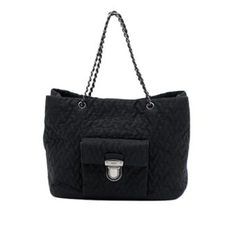 Prada Sac bandouli&egrave;re matelass&eacute; en nylon pr&eacute;-aim&eacute; - Femme - Pre-owned - Noir - Taille: ONE Size