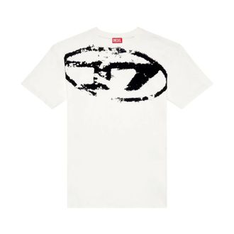 Diesel Homme, Tops, Blanc, Taille: L T-Boxt N14 T-shirt