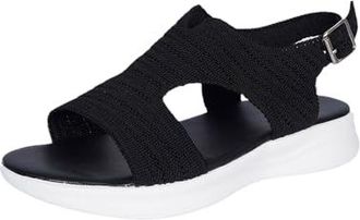 Generic Sandales Femme &eacute;t&eacute; Confortable Orthop&eacute;dique Bout Ouvert Chaussures Antid&eacute;rapant Respirantes Casual Sandales de Plage Leger Boho Platform Sandals, Mode